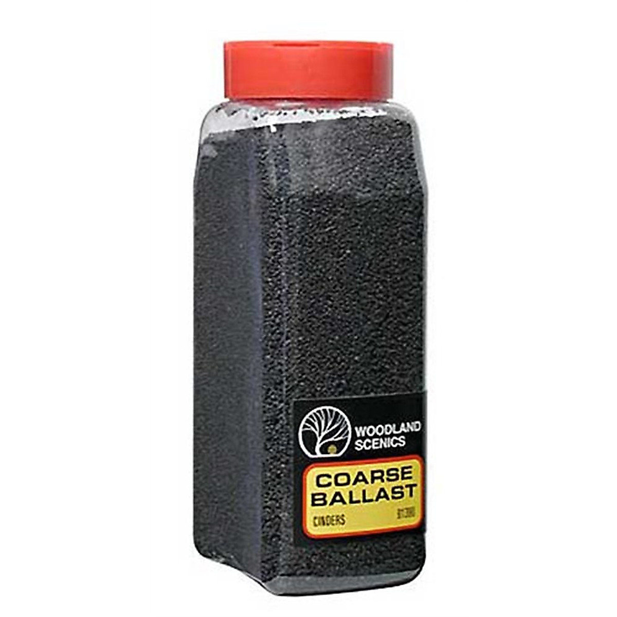 Cinders Coarse Ballast (32 oz. Shaker) Woodland Scenics