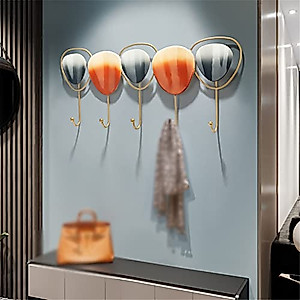 XDCHLK Punch-Free Hook, Strong Viscose Coat Hook, Entrance Hall Wall Hanging Storage Rack, Coat Hook