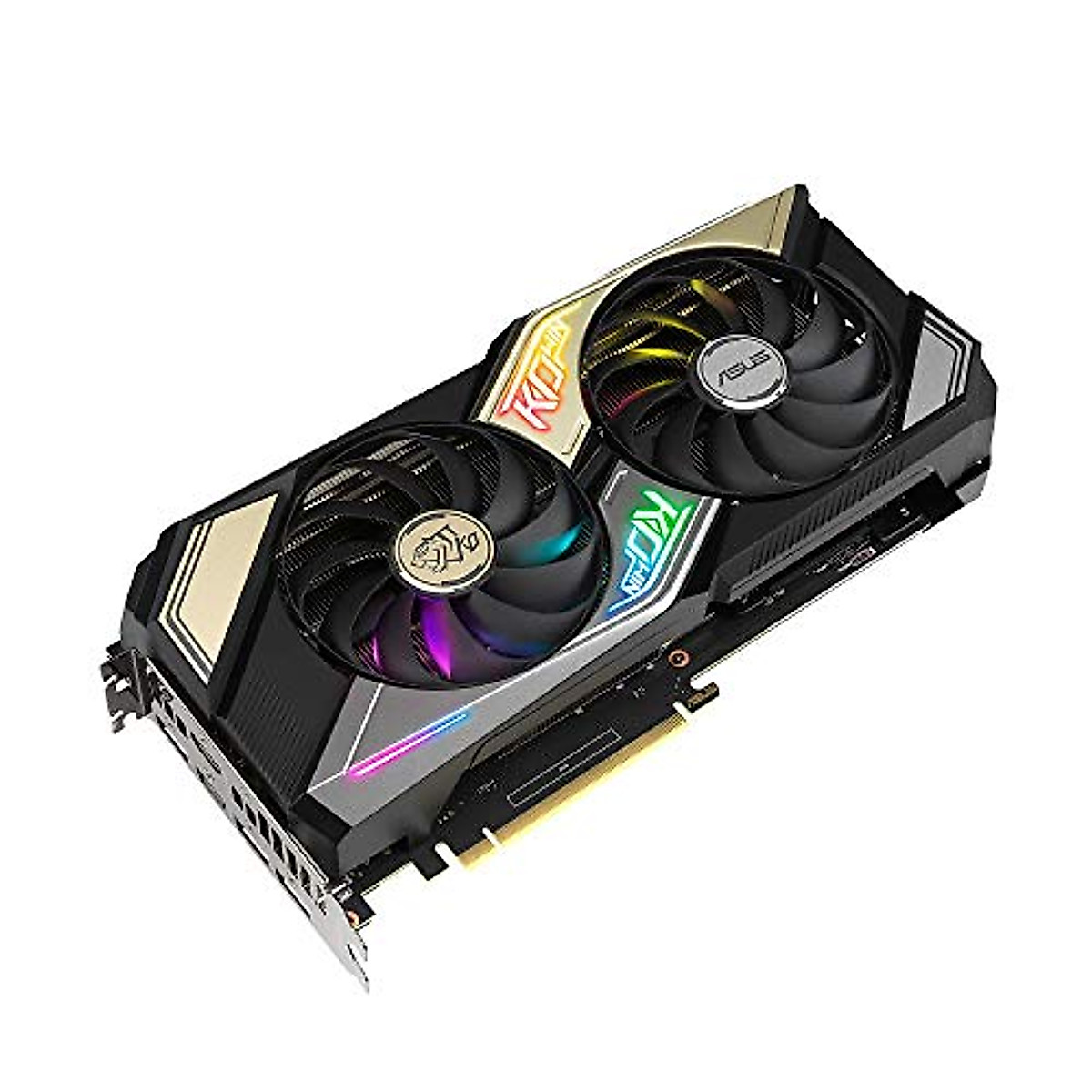 ASUS KO NVIDIA GeForce RTX 3060 Ti OC Edition 8GB GDDR6 Gaming Graphics Card (PCIe 4.0, 8GB GDDR6 Memory, HDMI 2.1, DisplayPort 1.4a, Axial-tech Fan Design, 0dB Technology, Enduring capacitors)