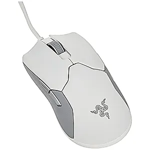 Razer Viper Ultralight Ambidextrous Wired Gaming Mouse: 2nd Generation Razer Optical Mouse Switches - Razer 5G Optical Sensor - 71g Lightweight Design - Speedflex Cable - Mercury White