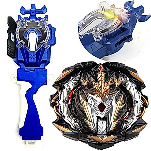 Left Right Sparking Launcher Lr Bey Burst Evolution Turbo GT Blades Battling Tops String Launcher Grip B-153 Prime Apocalypse Dagger Ultimate Reboot Starter Set Gaming Spinning Toy Boys' Gift