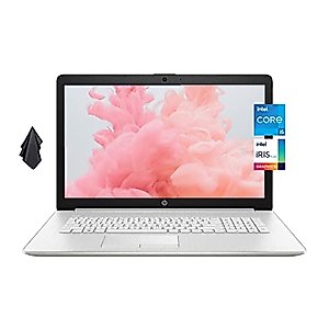 HP Pavilion 17 Laptop, 17.3'' FHD IPS 100% sRGB Display, 11th Gen Intel Core i5-1135G7, Iris Xe Graphics, 32 GB RAM, 1 TB SSD, WiFi, Webcam, Long Battery Life, Windows 11 (Latest Model) Silver