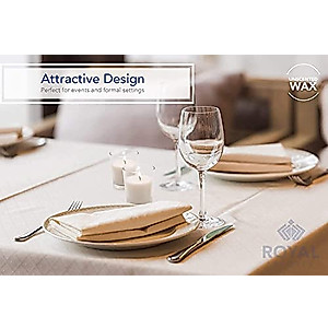 Unscented Clear Glass Votive Candles, Long 15 Hour Burn Time, for Home, Spa, Wedding, Birthday, Holiday, Restaurant, Party, Birthday, 20 Pack