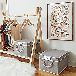 LoforHoney Home Bundle- Storage Bins with Lids Light Gray Large 2-Pack & 4-Pack