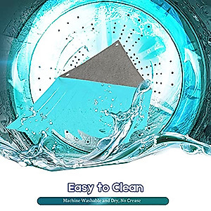 JCOLUSHI 3 Sides Small Animal Corner Hideout, 2Pcs Guinea Pig Hideout, Corner Fleece Forest Hideout for Guinea Pigs, Ferrets, Chinchillas, Hedgehogs, Hamster, Dwarf Rabbits, Grey, Blue, Grey, Green