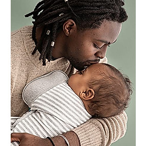 Love to Dream Swaddle Up Transition Swaddle, Patented Zip-Off Wings, Gently Help Baby Transition from being Swaddled to Arms Free when showing signs of rolling, 1.0 TOG, 13-19 lbs, Gray