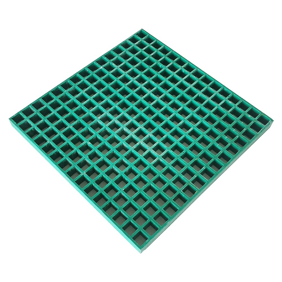 HayWHNKN Fiberglass Grille FRP Grating Mesh Floor Grating 1.9ftx1.9ft Pit Grating 1.5mm Thickness for Car Washing, Outdoor