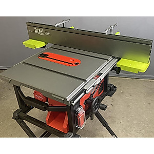 BOW Products 36” XT XTENDER Fence - T-Track Table Fence System with Multiple T-Slots for Woodworking Accessories - Fits Portable Table Saws, Cabinet Saws, and Band Saws - XT536 (Fence Only)