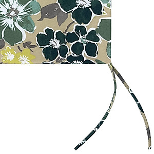 SleepMan Indoor/Outdoor Chair Cushions Set of 2 Chair Pads Water Resistance Square Corner Outdoor Cushions for Patio Furniture - Patio Chair Cushions with Ties (Cabbage,17''x 17'',Set of 2)