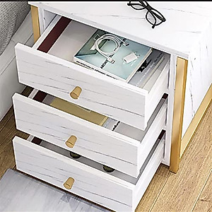 HIGOH Bedside Table Bedside Table, Simple Household, Bedside Table, Bedroom, Multi-Storey Small Living Room, Multi-Function