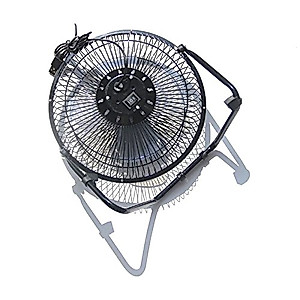 NUZAMAS 5.2W 6V Solar Panel Powered Large 8 Inch Fan for Camping Caravan Yacht Greenhouse Dog House Chicken House Ventilator