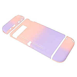 ibasenice Case Cover Compatible for Switch Game Shell Handheld Grip Controller Back Plate Replacement