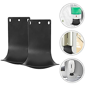 Operitacx 2pcs Soap Dispenser Tray Drip Catcher Tray Plastic Tray Plastic Containers Wall Mount Refillable Bottle Drip Tray Foam Spray Drip Tray Automatic Soap Dispenser Abs Gel Liquid