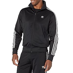 adidas Men's Adicolor Classics Firebird Tracktop, Black, Medium