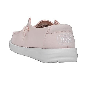 Hey Dude Wendy Slub Canvas (Little Kid/Big Kid) Pink 5 Big Kid M