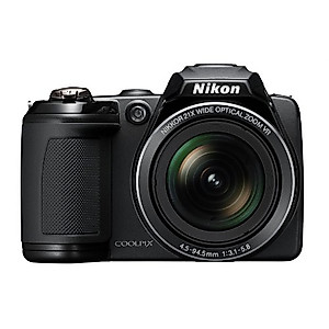 Nikon Coolpix L310 14.1MP Digital Camera with 21x Optical Zoom - BLACK