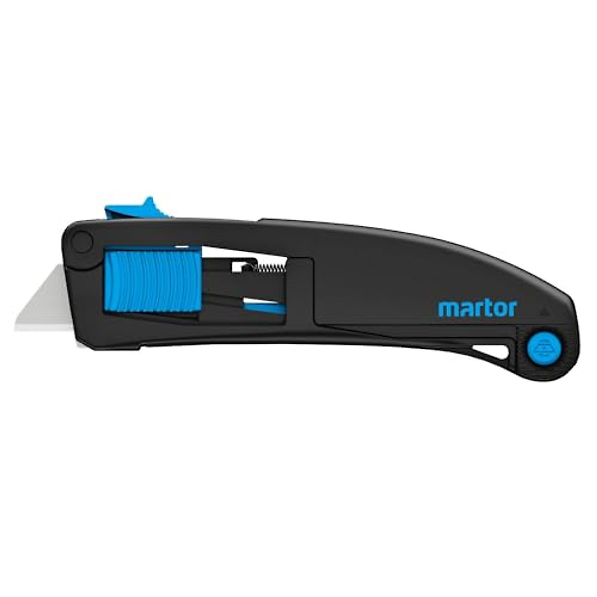 Martor 10130610.02 Maxisafe 3 Slider Polycarbonate Retractable Safety Cutter/Knife with Blunted Tip
