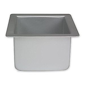 PME Professional Aluminum Square Cake Pan (14 x 14 x 3), Standard, Silver