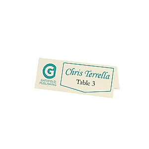 Avery Printable Place Cards with Sure Feed Technology, 1-7/16" x 3-3/4", Textured Ivory, 150 Blank Place Cards for Laser or Inkjet Printers (05012)