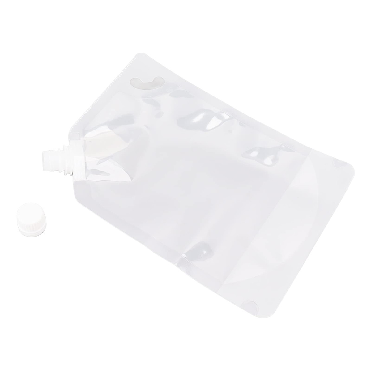 5Pcs Cereal Rice Storage Bag,Grain Sealed Storage Bag,Reusable Transparent Grain Storage Bag Airtight Grain Storage Containers with Lids for Rice Cereals Flour Nuts(1kg)