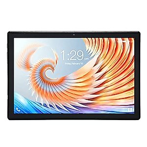 Naroote 10.1 Inch Tablet, Tablet PC 8GB 256GB 2.4G 5G WiFi 100-240V 8MP Front 16MP Rear for Android 12 for Reading (US Plug)