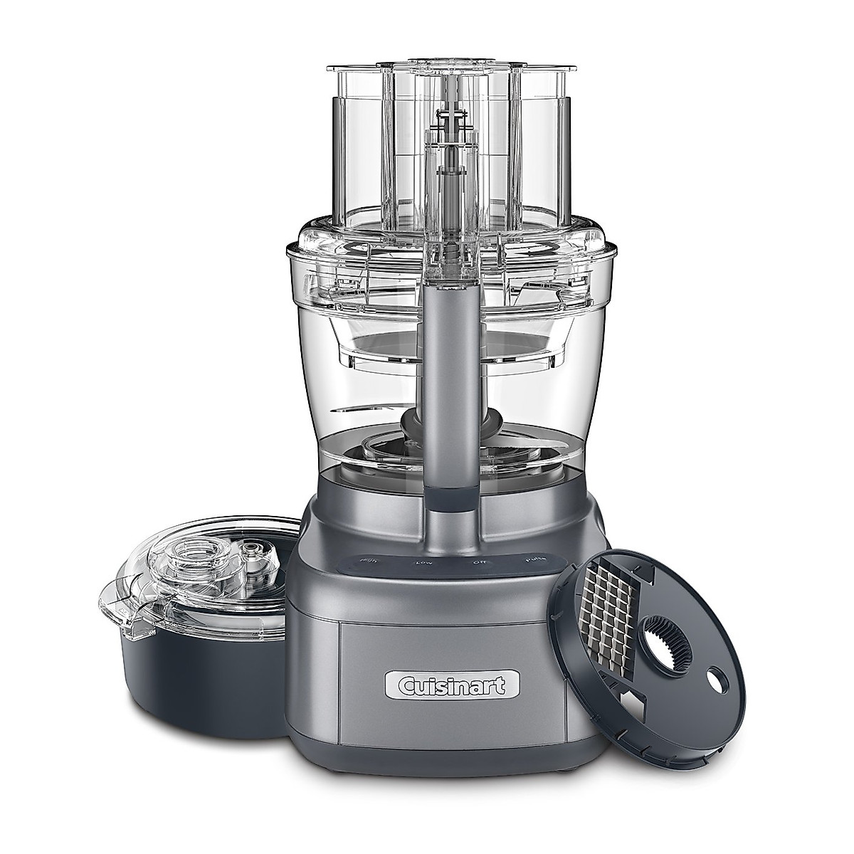 Cuisinart Elemental Small Food Processor, 13-Cup, Gunmetal