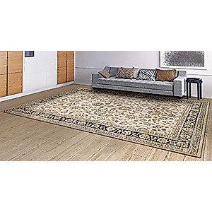 Couristan Zahara Farahan Amulet Area Rug, 2' x 3'7", Oatmeal-Black