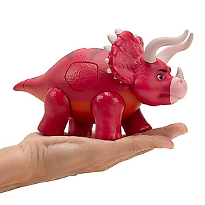 Dino Ranch Deluxe Dino 2-Pack - Features Biscuit, a 5-Inch Toy T-Rex, and Angus, a 4-Inch Toy Triceratops - Toys for Kids Featuring Your Favorite Pre-Westoric Ranchers