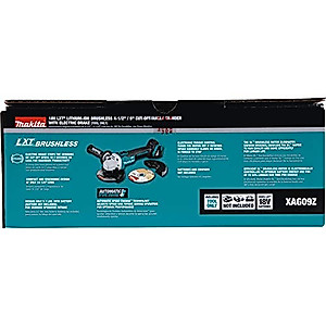 Makita XAG09Z 18V LXT Lithium-Ion Brushless Cordless 4-1/2"/5" Cut-Off/Angle Grinder
