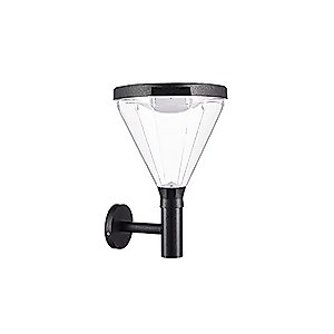 Bedroom wall lights, Wall Sconces, Outdoor Exterior Wall is Modern and Simple Wall Lantern Solar Energy-Saving LED Without Wiring Wall Sconce IP65 Waterproof Light Control Patio Light PC Lampshade Ext