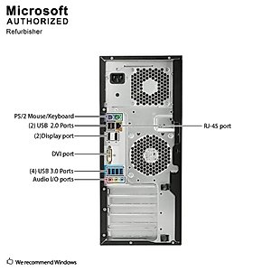 HP Workstation Z240 Tower Desktop, Intel Quad Core i5-6500 up to 3.6GHz, 16G DDR4, 1T, WiFi, BT 4.0, Windows 10 Pro 64 Bit-Multi-Language Supports English/Spanish/French(Renewed)