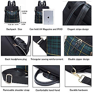 zhongningyifeng Women Backpack Purse Small Waterproof Nylon Rucksack Lightweight Fashion Casual Travel Ladies Shoulder Bag Daypack