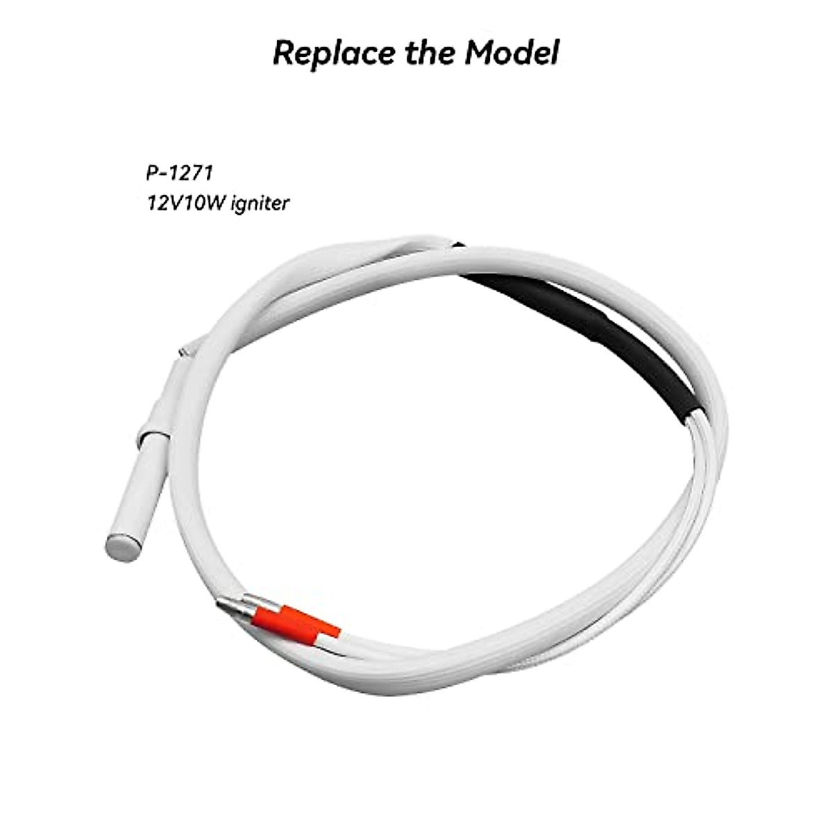 QLZOZB Ceramic Hot Rod Igniter 12V 80W Fit for Green Mountain Grills Jim Bowie Daniel Boone Prime, Replace P-1271 P12V-1028