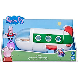 Peppa Pig Peppa’s Adventures Air Peppa Airplane Vehicle Preschool Toy with Rolling Wheels, 1 Figure, 1 Accessory; Ages 3 and Up