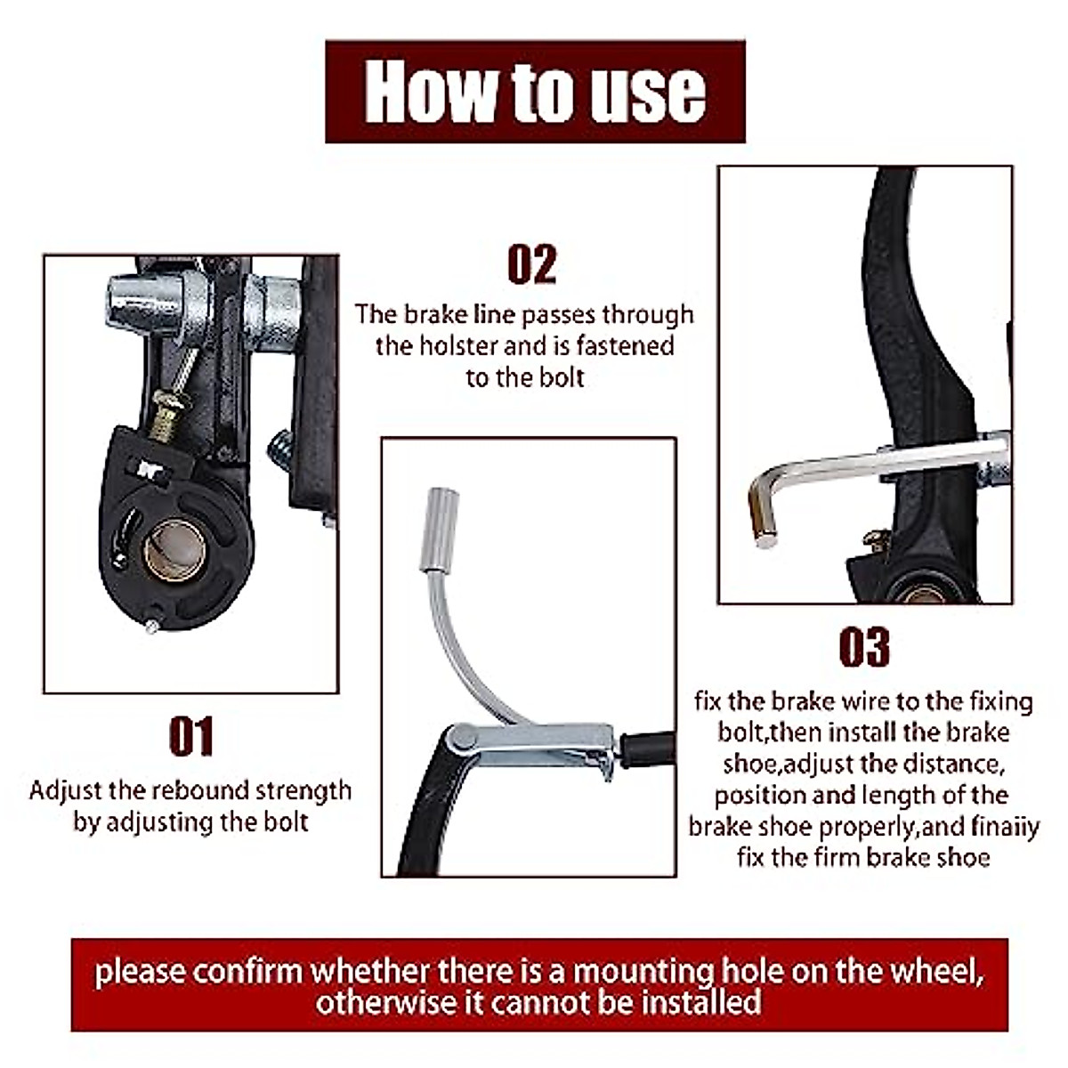 Stylemafia Complete V Bike Brake Set, Front and Rear Bike MTB Brake,Inner and Outer Callipers Cables Lever Kit with Calipers Levers Cables Multi-Tool Wrenches (Black)