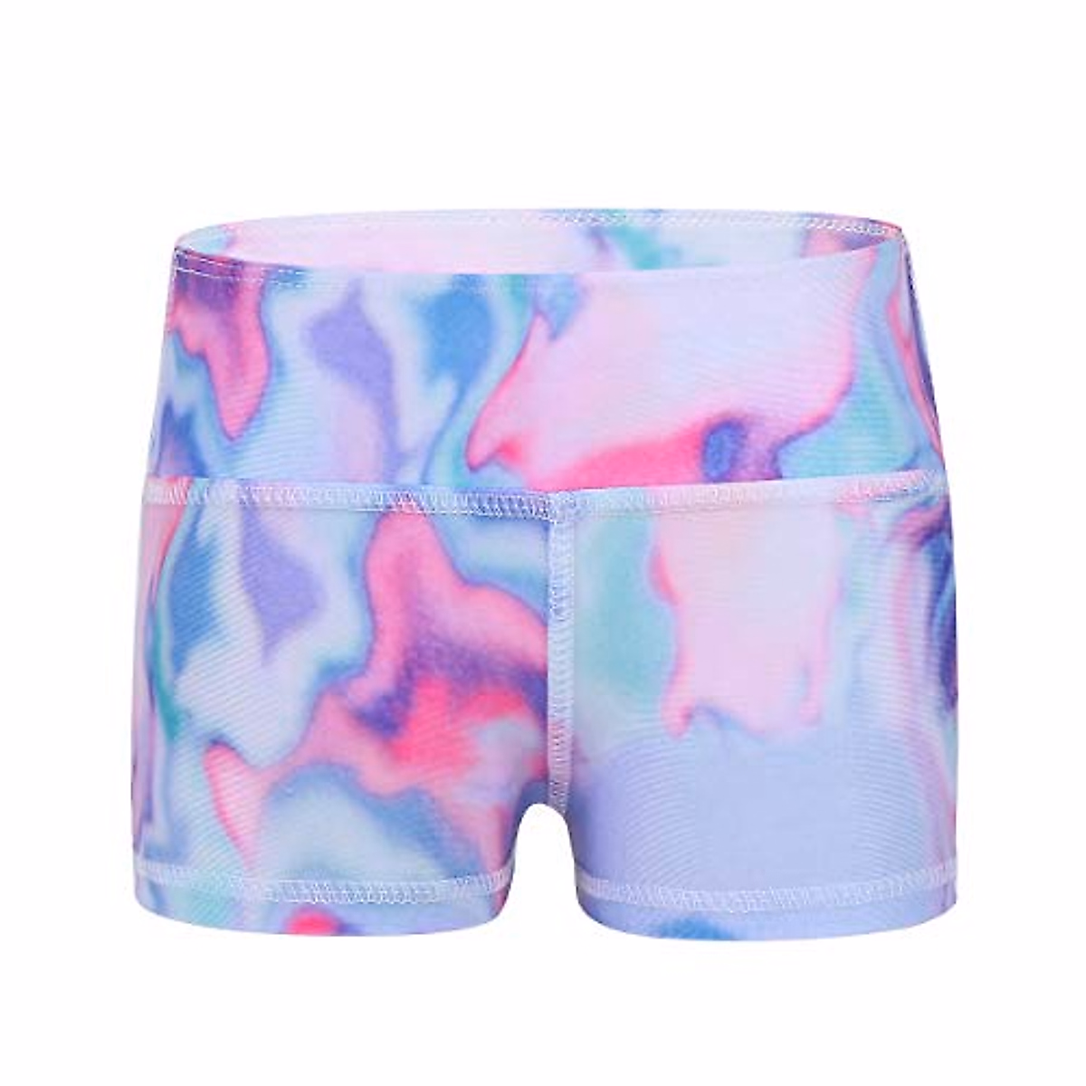 vastwit Kids Girls Stretchy Dancewear Booty Shorts Gymnastics Athletic Sports Swimming Hot Pants Colorful 10