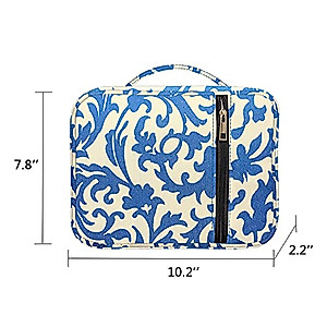 QTKJ Bible Covers for Women, Carrying Book Cover Case with Handle and Zippered Pocket Bible Cover for Mom Ladies Teens Girls (012)