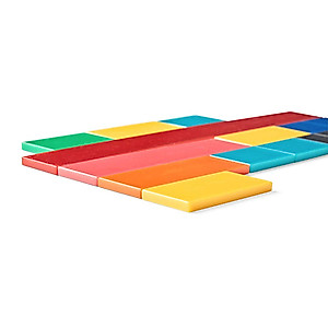 hand2mind Plastic Rainbow Blank Fraction Tiles, Montessori Math Materials, Fraction Manipulatives, Unit Fraction, Fraction Bars Math Manipulatives, Fraction Games, Homeschool Supplies (Set of 51)