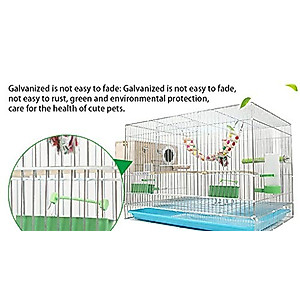 Tyoo Bird Cage Pet Supplies Suitable for Small Birds Used As a Nest for Homing Pigeons Suitable for Most Bird Cages Assembled and Cleaned