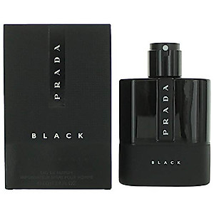 Prada Luna Rossa Black by Prada for Men Eau De Parfum Spray, 3.4 Ounce