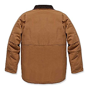 Carhartt mens Full Swing Traditional Coat Work Utility Outerwear, Carhartt Brown, Medium US