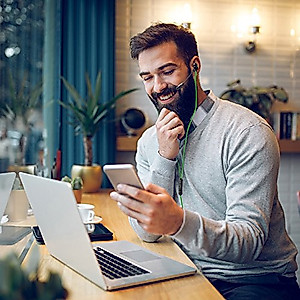 BlueFire Wired Gaming Earphone 3.5 MM E-Sport Earphone Noise Cancelling Stereo Bass Gaming Headphone with Adjustable Mic for PS4, Xbox One, Laptop, Cellphone, PC (Green)