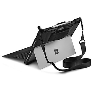 HZmeris Rugged Case for Surface Pro 8 Microsoft Cover Funda de tableta Lightweight Shockproof Case Pen Holder 13 inch Sleeve Tablet Shell 2021 Release Black