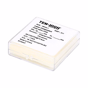 TEN-HIGH CO2 Laser Lens 18mm Laser Mirror CO2 Laser Focal Lens Laser Focus Lens, ZnSe for CO2 Laser Engraving Cutting Machine, Dia18mm FL50.8mm