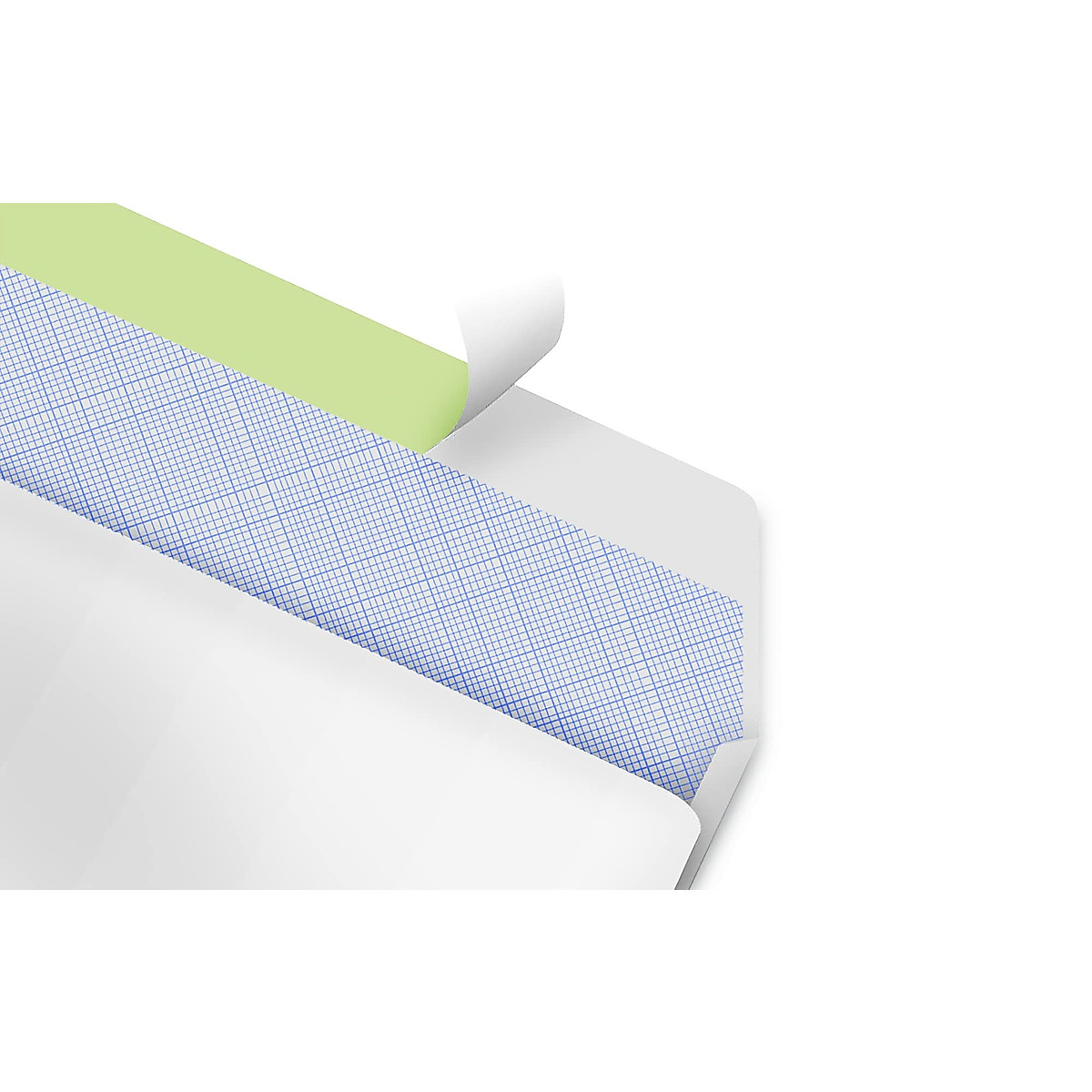 100 Mailing Envelopes, Self Seal Letter Size, Number #10 White Windowless Security Tinted Envelope, 4-1/8 x 9-1/2 Inches, Quality 24 LB