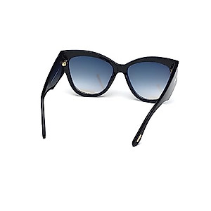 Tom Ford Women's TF371 Sunglasses, Shiny Black