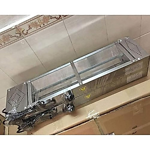 Heat Lamp for Food, Heat Lamp Kitchen Gastro, Hanging Food Warmer Lamp, Stainless Steel Heat Lamp Kitchen for Food, Food Heat Lamp Buffet 30-85℃ Adjustable Temperature(150x15x6.5cm)