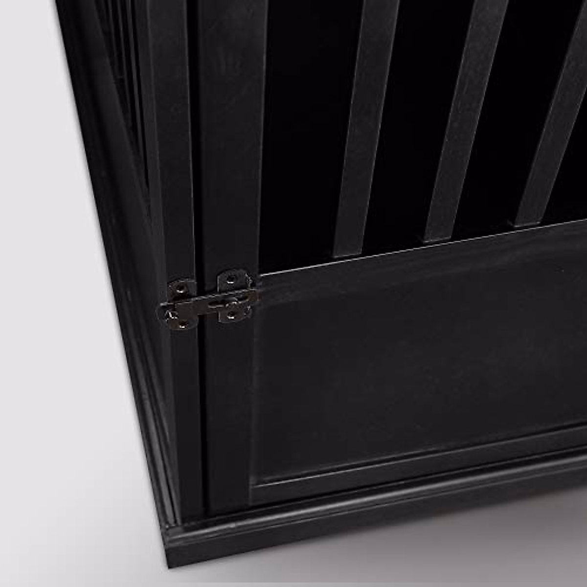 Casual Home Wooden Large Pet Crate, End Table, (Black, 24"W x 36.5"D x 29.25"H)