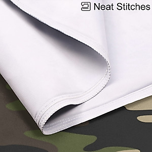 Classic Camo Print Camouflage Satin Pillowcase for Hair and Skin Queen Size Set of 2 Cooling Pillow Case Cover with Envelope Closure, 20"x30"