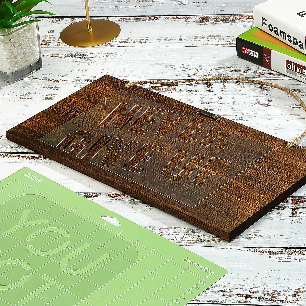 25 Pieces 4 mil Blank Stencil Material Mylar Template Sheets for Stencils, 12 x 12 inches